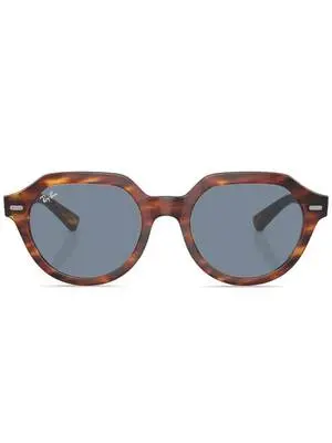 Ray-ban Ray-Ban Round-Frame Sunglasses Brown