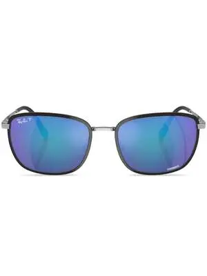 Ray-ban Tinted-lenses Square-frame Sunglasses - Black