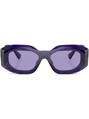 Versace Geometric-frame Sunglasses - Purple