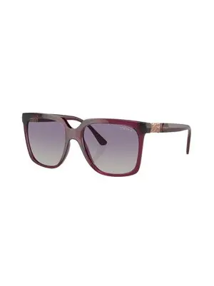 VOGUE EYEWEAR Square-frame Sunglasses - 29898j Transparent Cherry