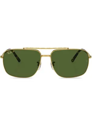 Ray-ban Double-bridge Sunglasses - Gold