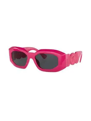 Versace Geometric Frame Sunglasses