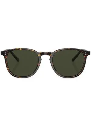Oliver Spencer Oliver Peoples Finley Round-Frame Sunglasses Green