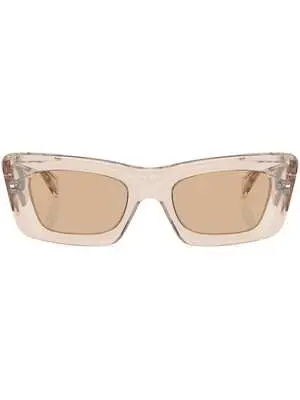 Prada Rectangle-frame Sunglasses - Brown