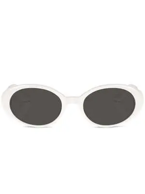 Dolce & Gabbana Tinted Round-frame Sunglasses - White