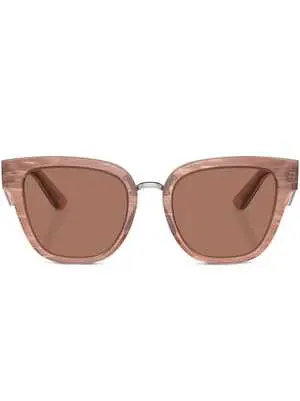 Dolce & Gabbana Tortoiseshell Cat-eye Sunglasses - Brown