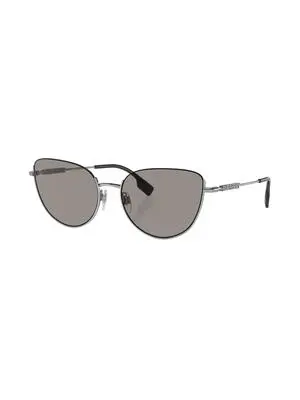 Burberry Harper Cat-eye Frame Sunglasses - Silver