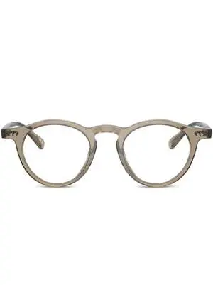 Oliver Spencer Oliver Peoples Club Round-Frame Glasses Grey
