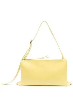 JIL SANDER Medium Folded Leather Shoulder Bag