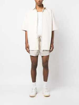 Fear Of God Drawstring Waist Thigh-length Short Shorts - Neutrals