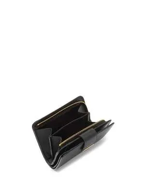 Prada Small Leather Logo-detail Wallet - Black