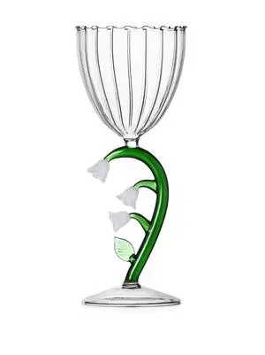 ICHENDORF MILANO Floral-appliqué Wine Goblet