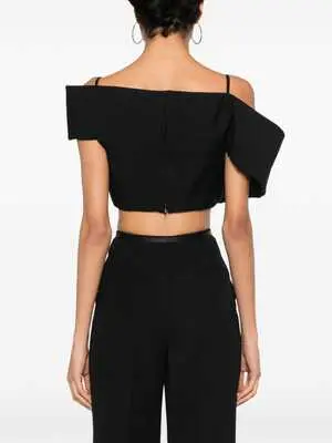 Alexander McQueen Deconstructed Asymmetric Top