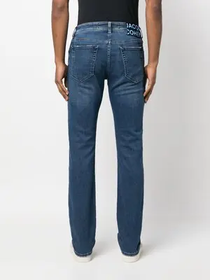 Jacob Cohen Ripped Straight-leg Jeans