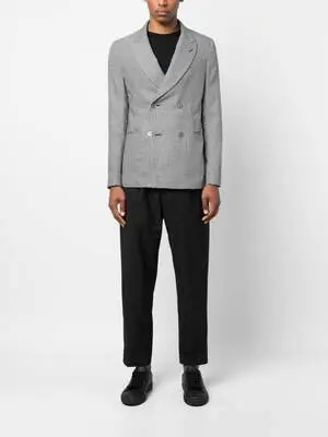 Herno Drawstring-waist Straight-leg Trousers - Black