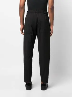 Herno Drawstring-waist Straight-leg Trousers - Black