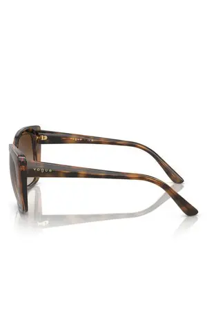 VOGUE 53mm Gradient Square Sunglasses