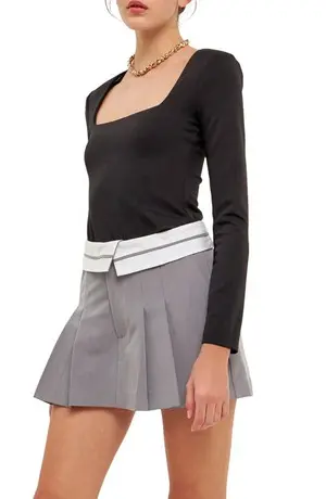 GREY LAB Square Neck Bodysuit