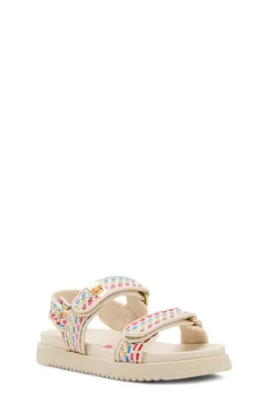 Steve Madden Mona Platform Sandals Stripe Multi