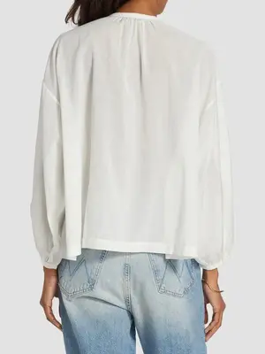 DÔEN Jane Shirred Blouse