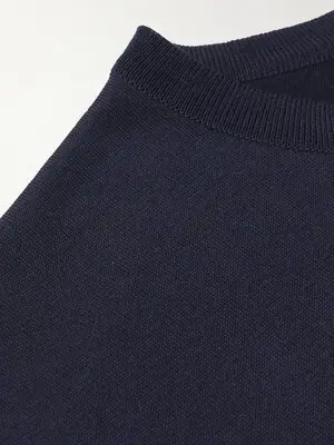 John Smedley Lorca Slim-fit Sea Island Cotton T-shirt - Blue