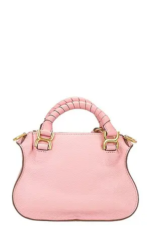 Chloé Marcie Mini Satchel Bag In Tan