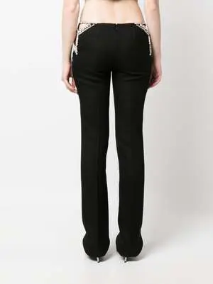 Stella McCartney Cut-out Detail Straight-leg Trousers