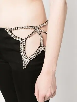 Stella McCartney Cut-out Detail Straight-leg Trousers