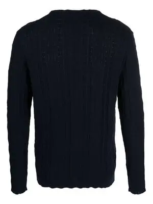 BALLANTYNE Pointelle-knit Jumper