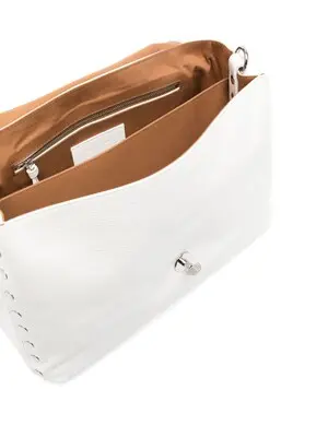 ZANELLATO Postina® Tote Bag With Studs - White