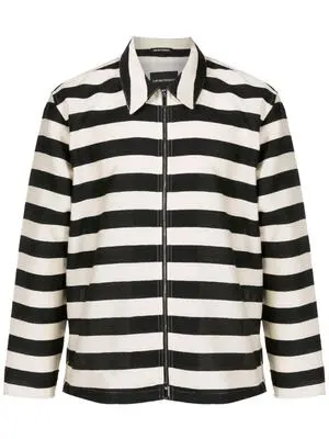 Emporio Armani Striped Outerwear For Men