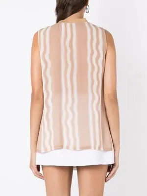 Armani Exchange Wave-print Top