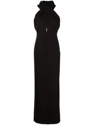 Saint Laurent Hooded Maxi Dress