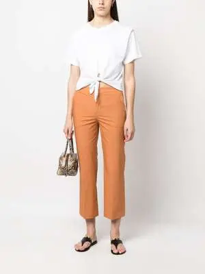 TWINSET Cropped Tailored Trousers