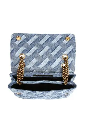 Kurt Geiger Large Kensington Soft Denim Shoulder Bag - Blue