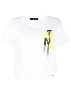 Herno Embroidered-logo T-shirt - White