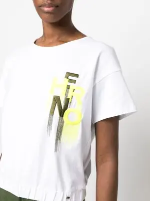 Herno Embroidered-logo T-shirt