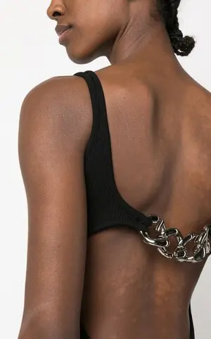 Gcds Chain-detail Knit Dress
