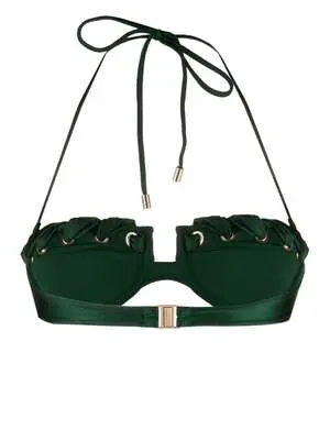 Zimmermann Devi Eyelet-detail Bikini Top