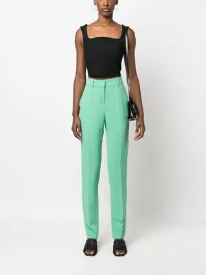 Emporio Armani Straight-leg Crepe Trousers