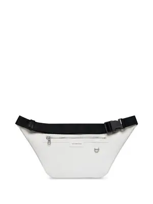 Balenciaga Superbusy Multi-Pocket Belt Bag In White - 50% Off