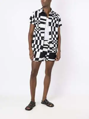 AMIR SLAMA Graphic-print Shorts
