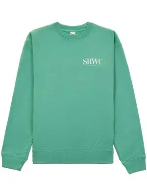 Women's Sporty & Rich Green Sweatshirt Sweatshirts Hoodies