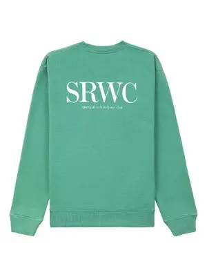 Sporty & Rich Upper East Side Cotton Sweatshirt - Green