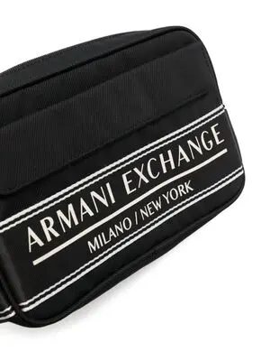 Armani Exchange Logo-print Textured Belt Bag