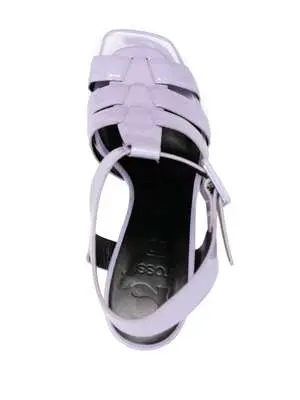 SERGIO ROSSI 135mm Open Toe Sandals - Purple