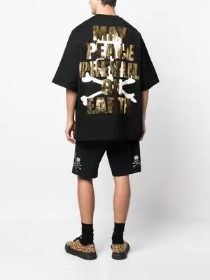 MASTERMIND WORLD Oversized Logo-print T-shirt