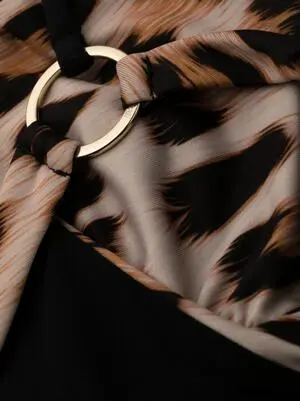 Roberto Cavalli Leopard-print Bikini Top