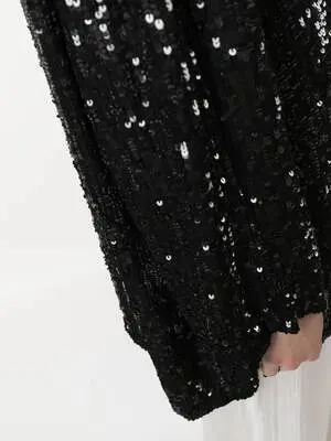 P.a.r.o.s.h Sequin Long-sleeve Blouse