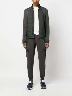 Kiton Blouson Zip-up Quilted Jacket